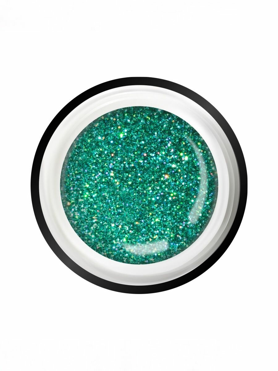 Nail Club Гель-краска с блёстками и глиттером GML-24 Radium, 5 мл.