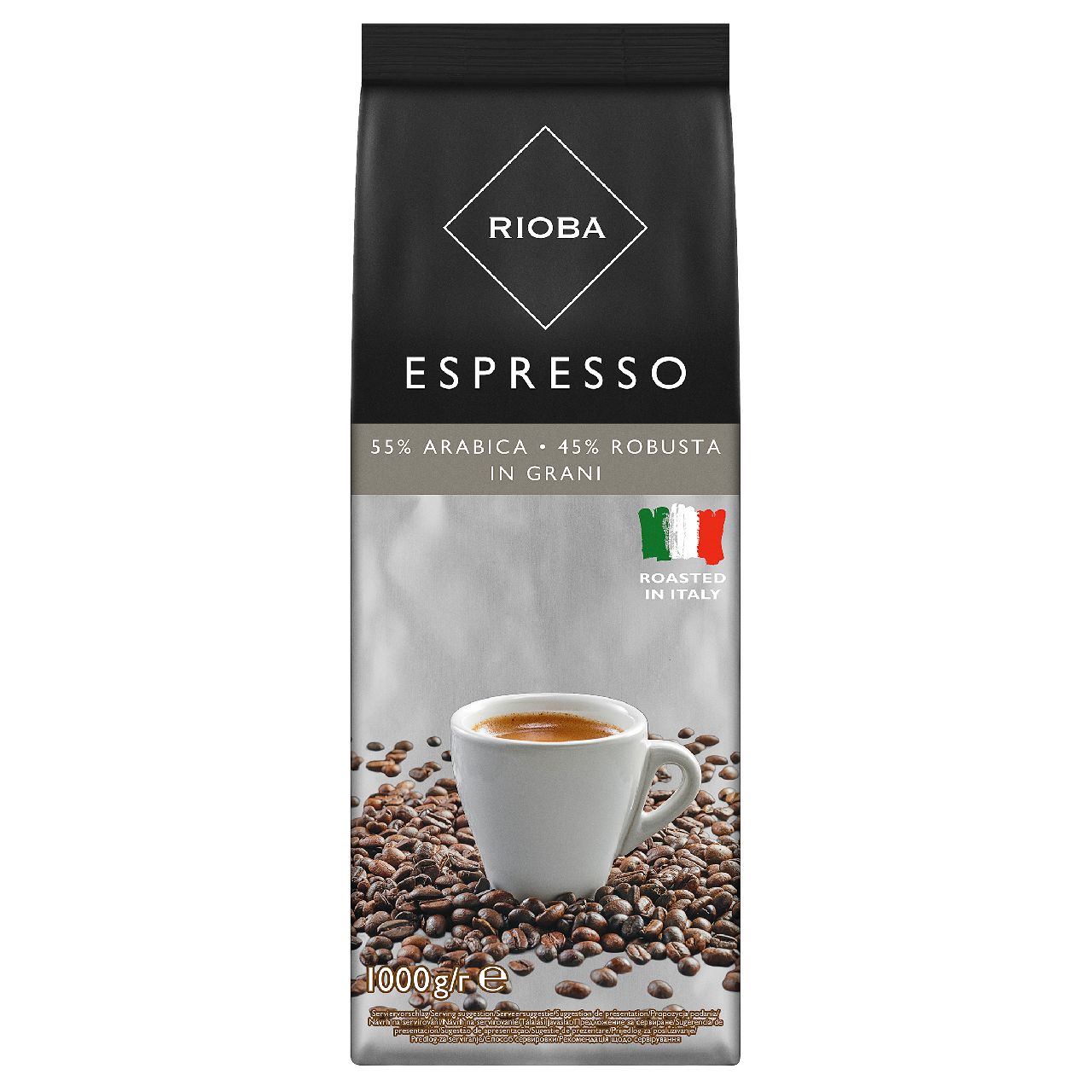 Кофе Rioba Espresso Silver, зерно, 1 кг