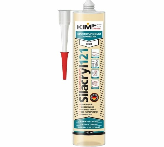 Герметик силакриловый KIM TEC Silacryl 121 сосна, 310 мл