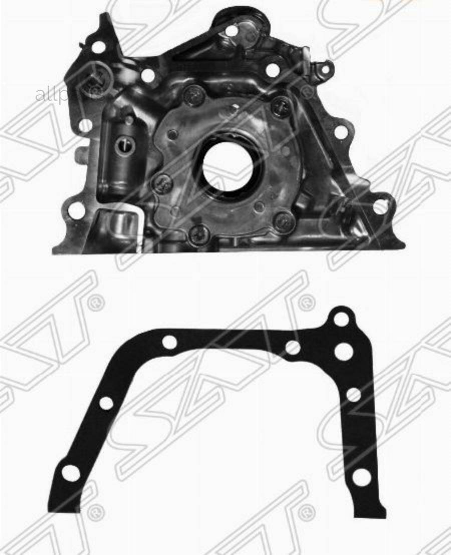 SAT ST-15100-16040 Насос масляный TOYOTA CARINA E/CELICA/COROLLA/SPACIO/SPRINTER CARIB 7AFE 95-