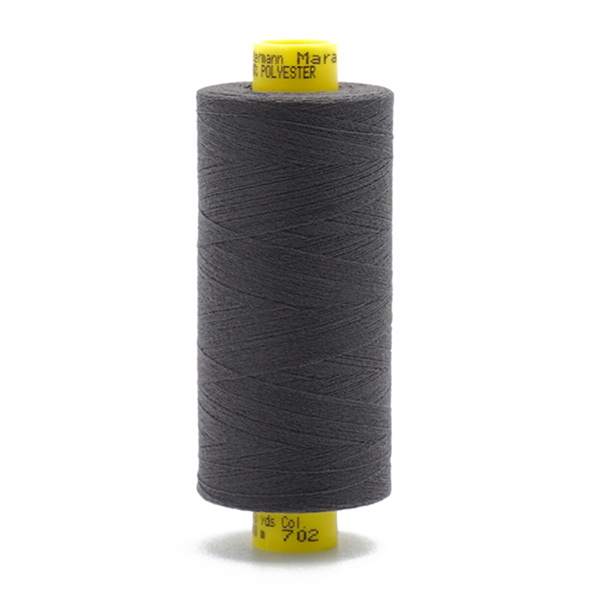 Нитки швейные Mara 150, 10шт*1000 м, для деликатных тканей, Gutermann (702 мышино-серый)