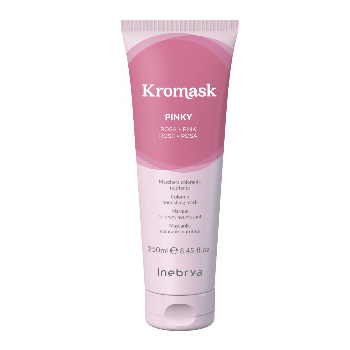 Тонирующая питательная маска для волос Inebrya Kromask Розовый Pinky, 250 мл