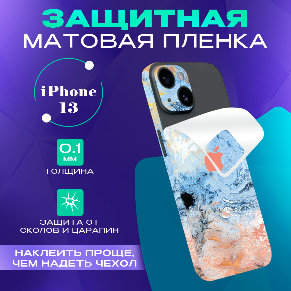 Защитная пленка на iPhone 13 с текстурным принтом