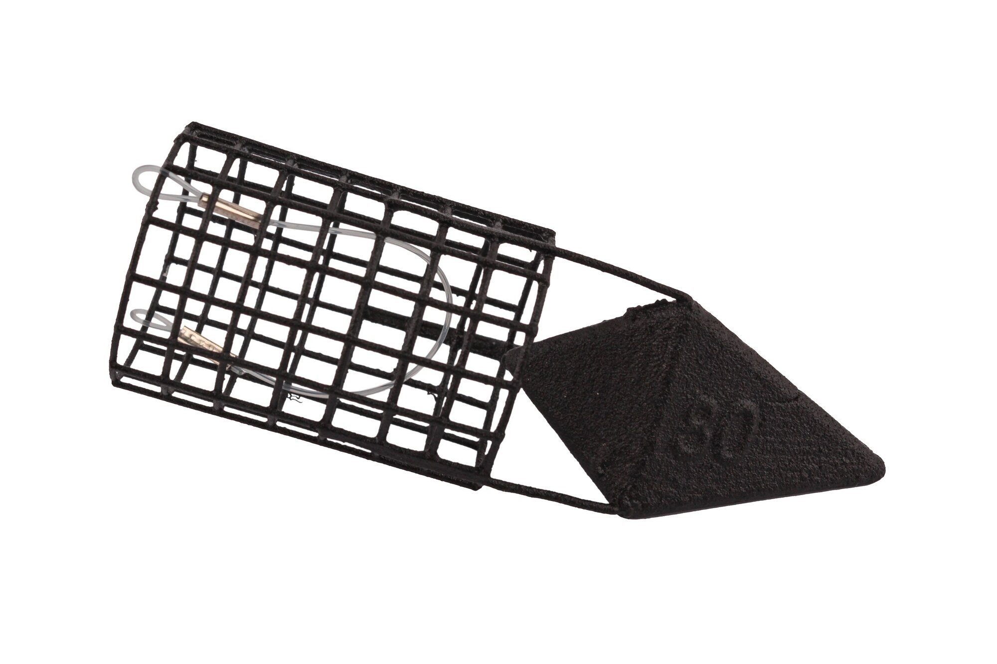 X-Feeder ME Bullet 4K средняя 80 г матовый черный кормушка с сеткой для рыбалки