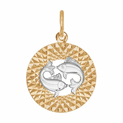 Подвеска, красное золото, 585 проба