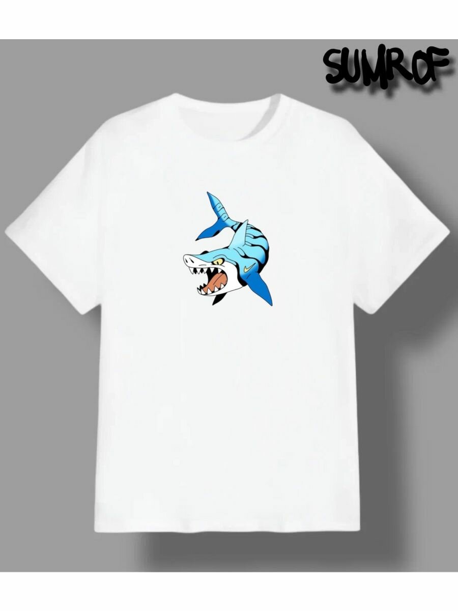 Футболка акула