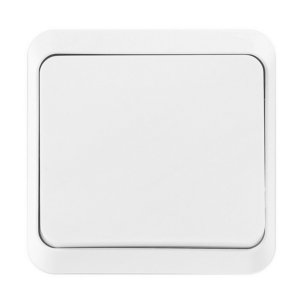 Выключатель Smartbuy 1-клавишный 10А белый Юпитер SBE-03w-10-SW1-0