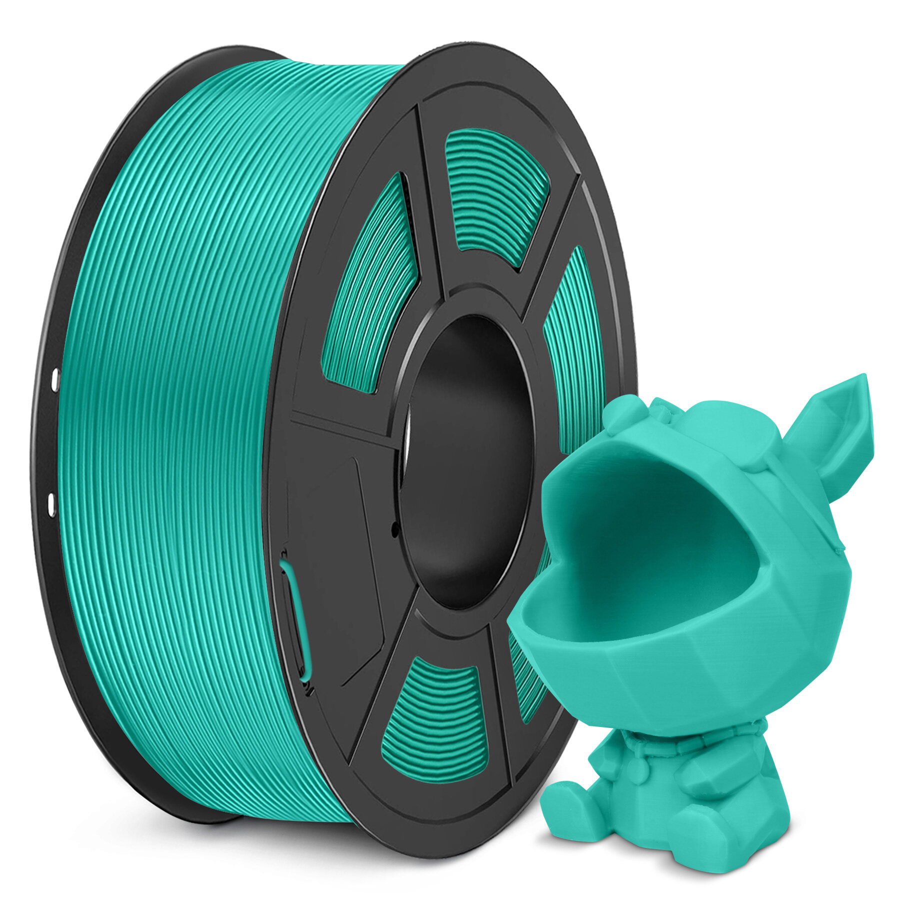Филамент NVPRINT PLA Meta Green для 3D печати диаметр 1.75мм длина 330 метров масса 1 кг
