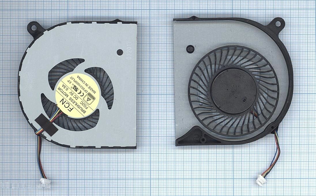 Вентилятор (кулер) для Acer AB07505HX070B00 00CWH860 (4-pin) правый