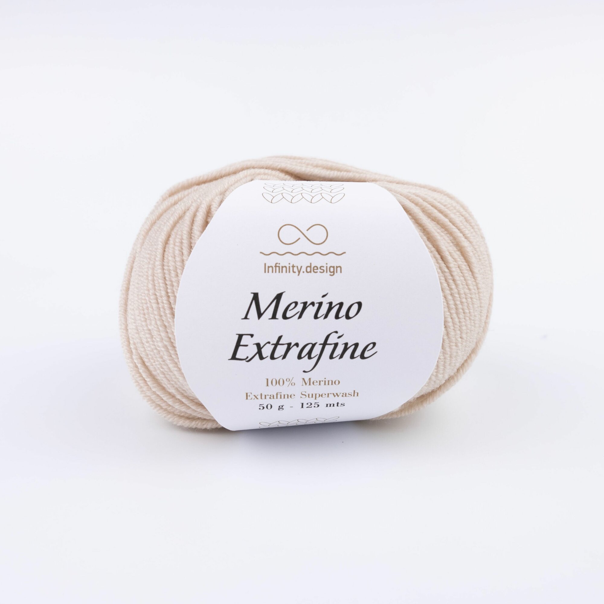 Пряжа INFINITY Merino Extrafine 2511 (2 мотка), 100% мериносовая шерсть, superwash, 50г, 125м
