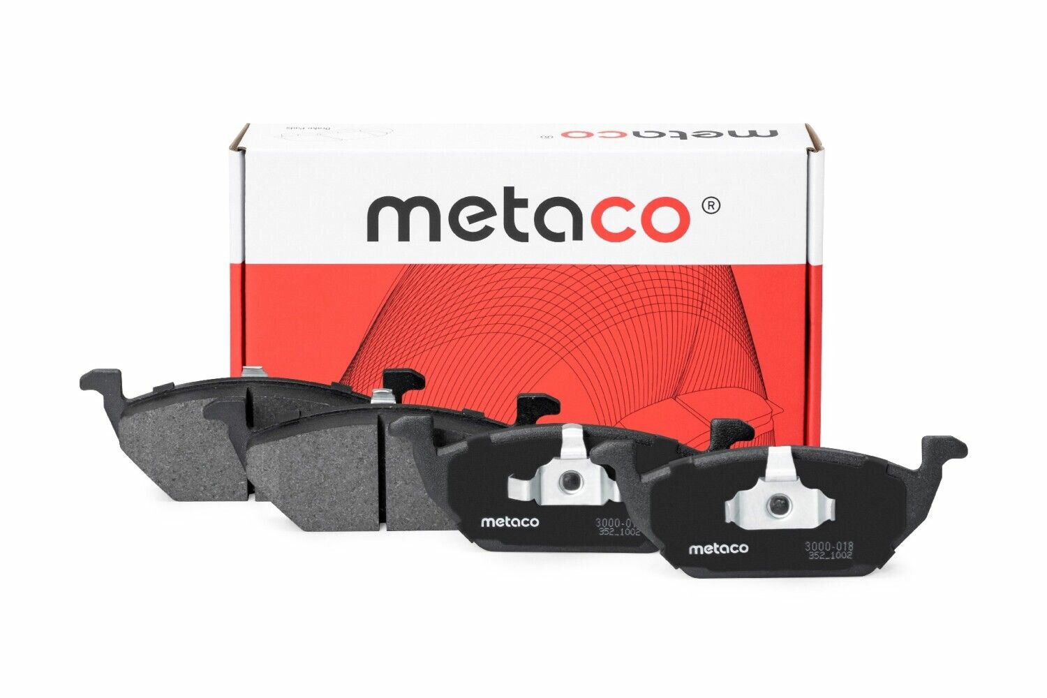 Дисковые тормозные колодки METACO 3000-018 для Volkswagen Polo, Skoda Fabia и Audi A3