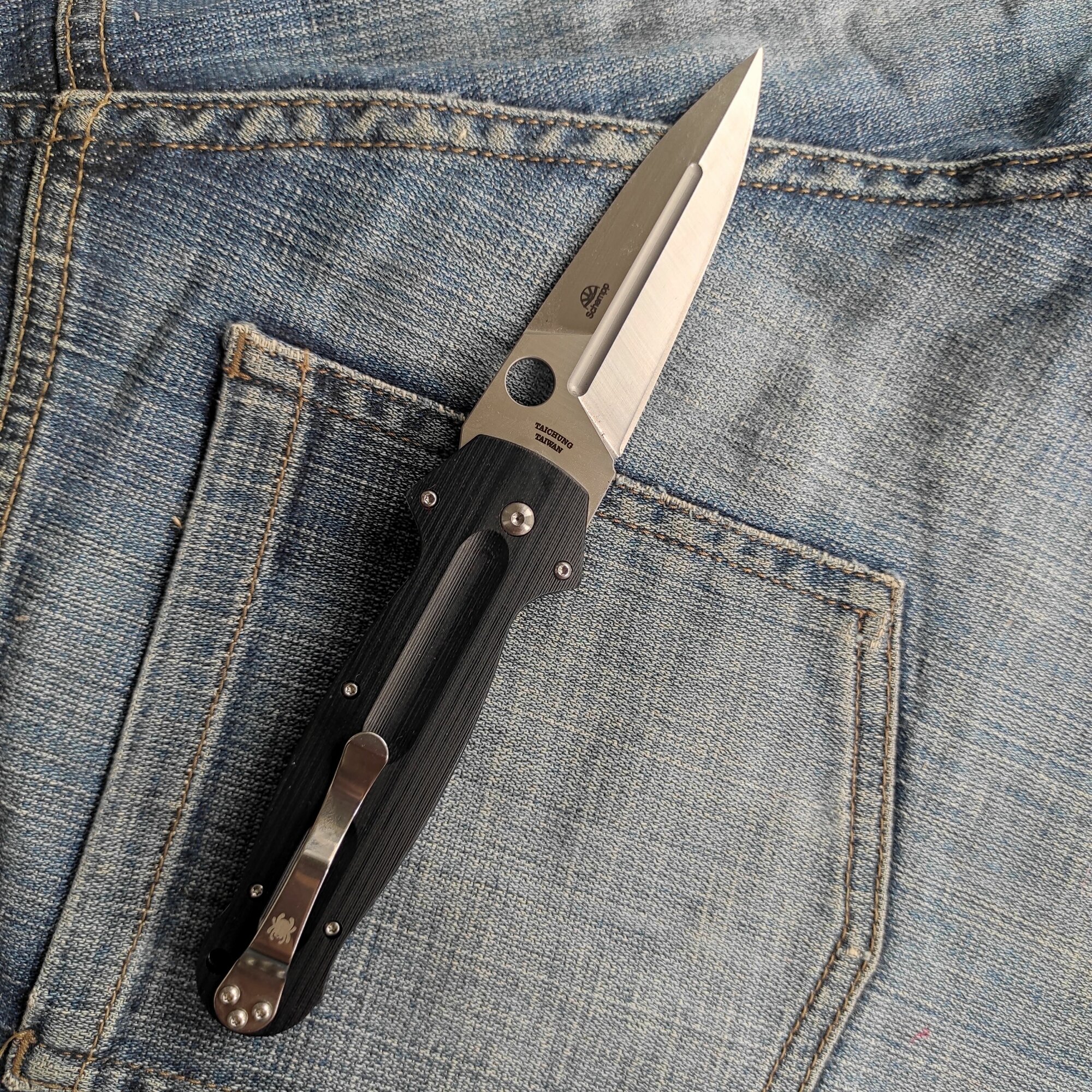 Нож складной MIRCO C215 EUROEDGE, черная G10