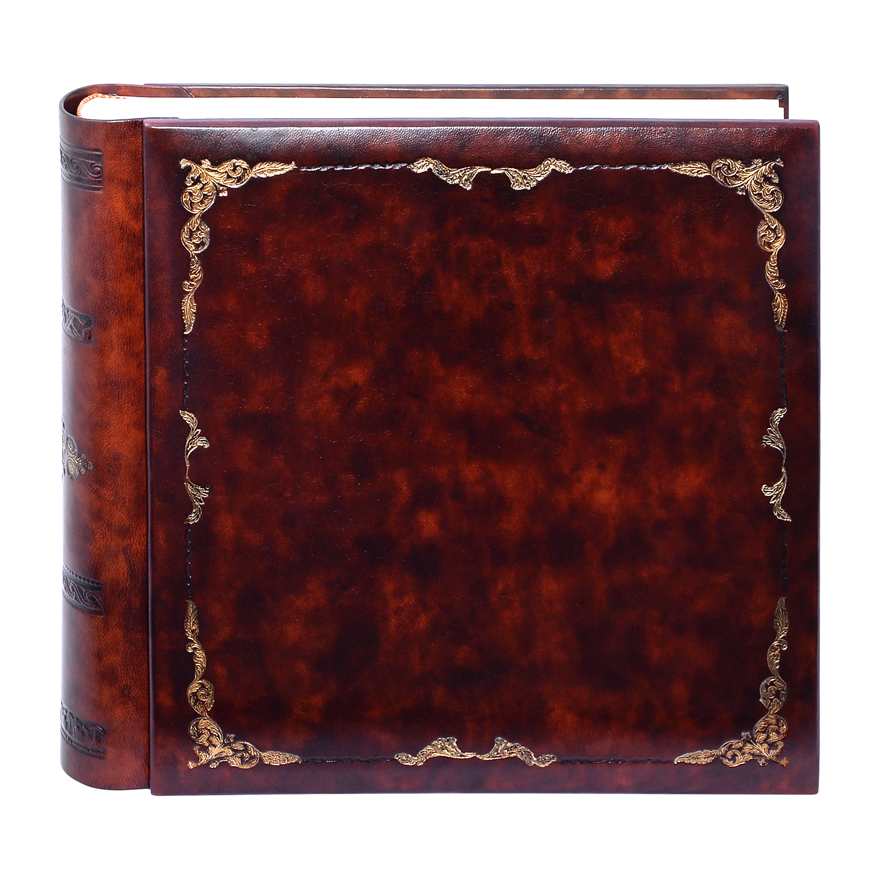 Фотоальбом из натуральной кожи Cartotecnica Ti.Ci. (Италия) "Classico" c кейсом 33х33