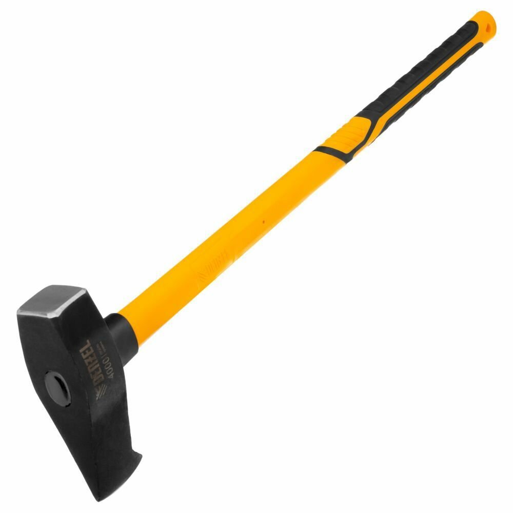 Колун-кувалда 4000 г, кованая, фибергласовая рукоятка c TPR покрытием, 880 мм Denzel 21852