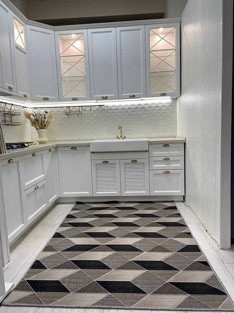 Палас Polygon 1,5х4 м, ворс 3 мм, полиамид, войлочная основа