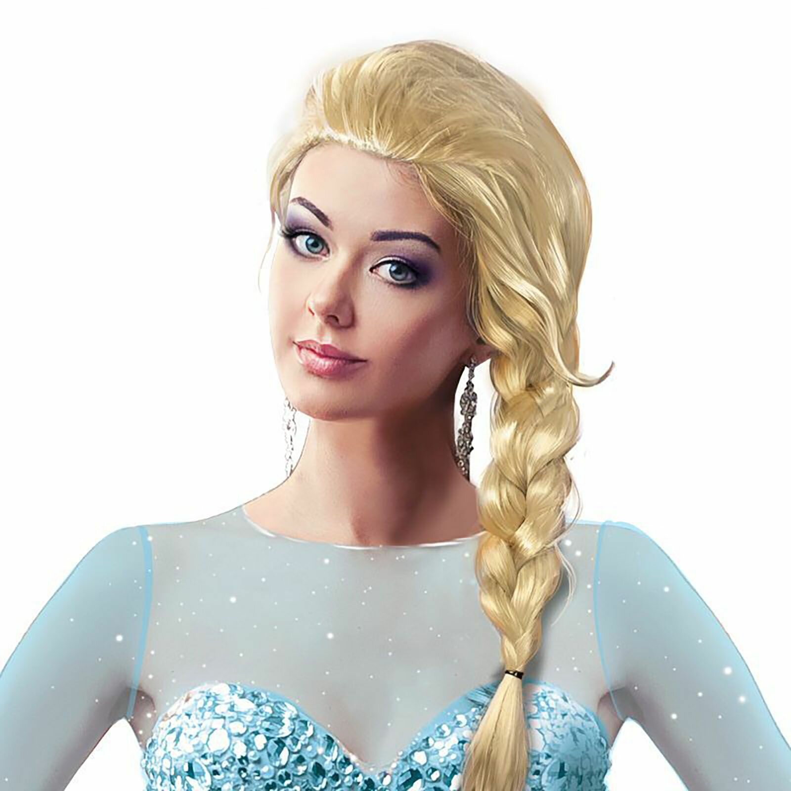 Парик "Принцесса" Блондинка, 60 см / веселуха