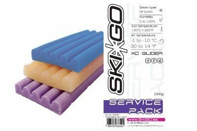 Парафин SKIGO XC сервисный синий, 1000 г
