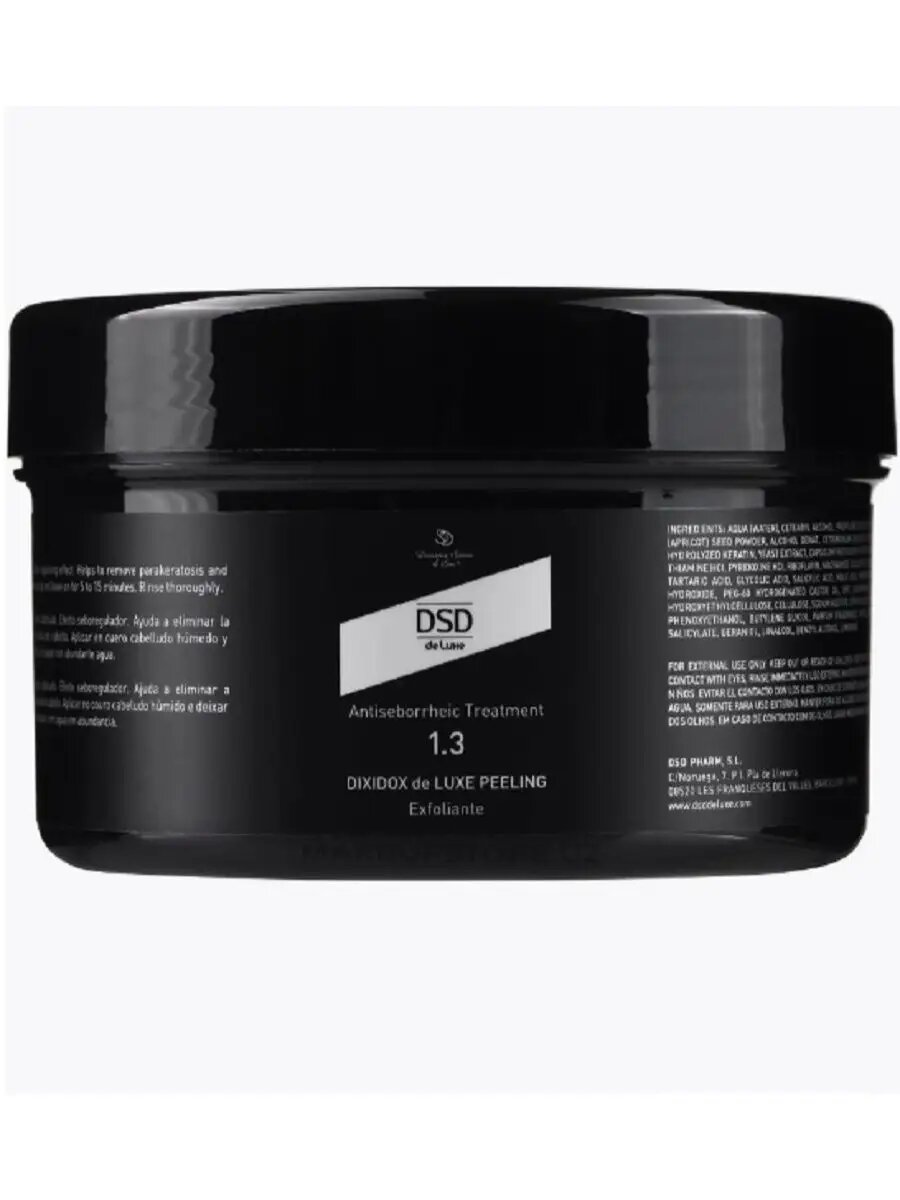 № 1.3 Антисеборейный пилинг для кожи головы DSD de Lux Dixidox de Luxe Antiseborrheic Peeling, 500 мл