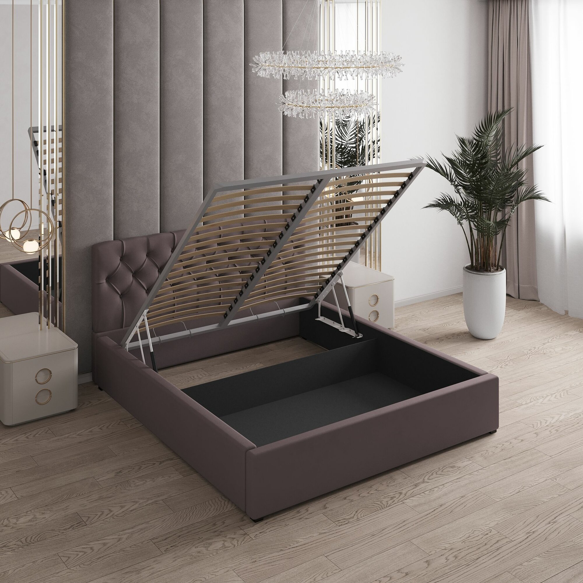 Двуспальная кровать 120х200 Венеция, фабрика Микс-Интерьер (Россия)