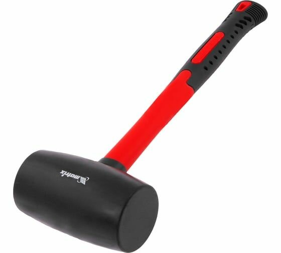 Резиновая киянка MATRIX 910 г, черная резина, фибергласовая рукоятка 11194