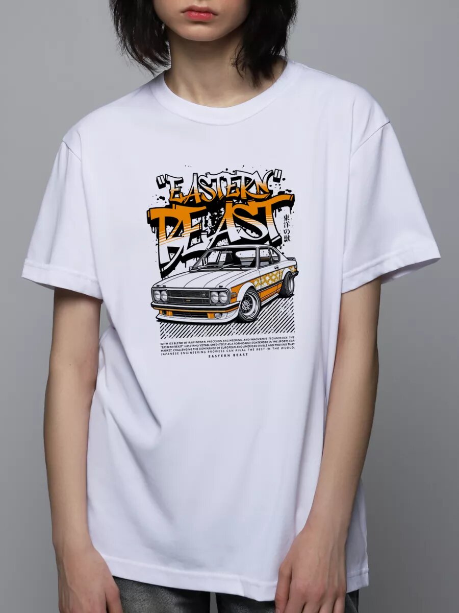 Футболка с японским принтом JDM