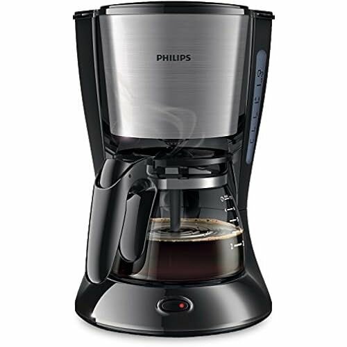 Philips Daily Mini-Filterkaffemaschine 21,8 x 19,8 x 29 см, один размер, Шварц/Металл