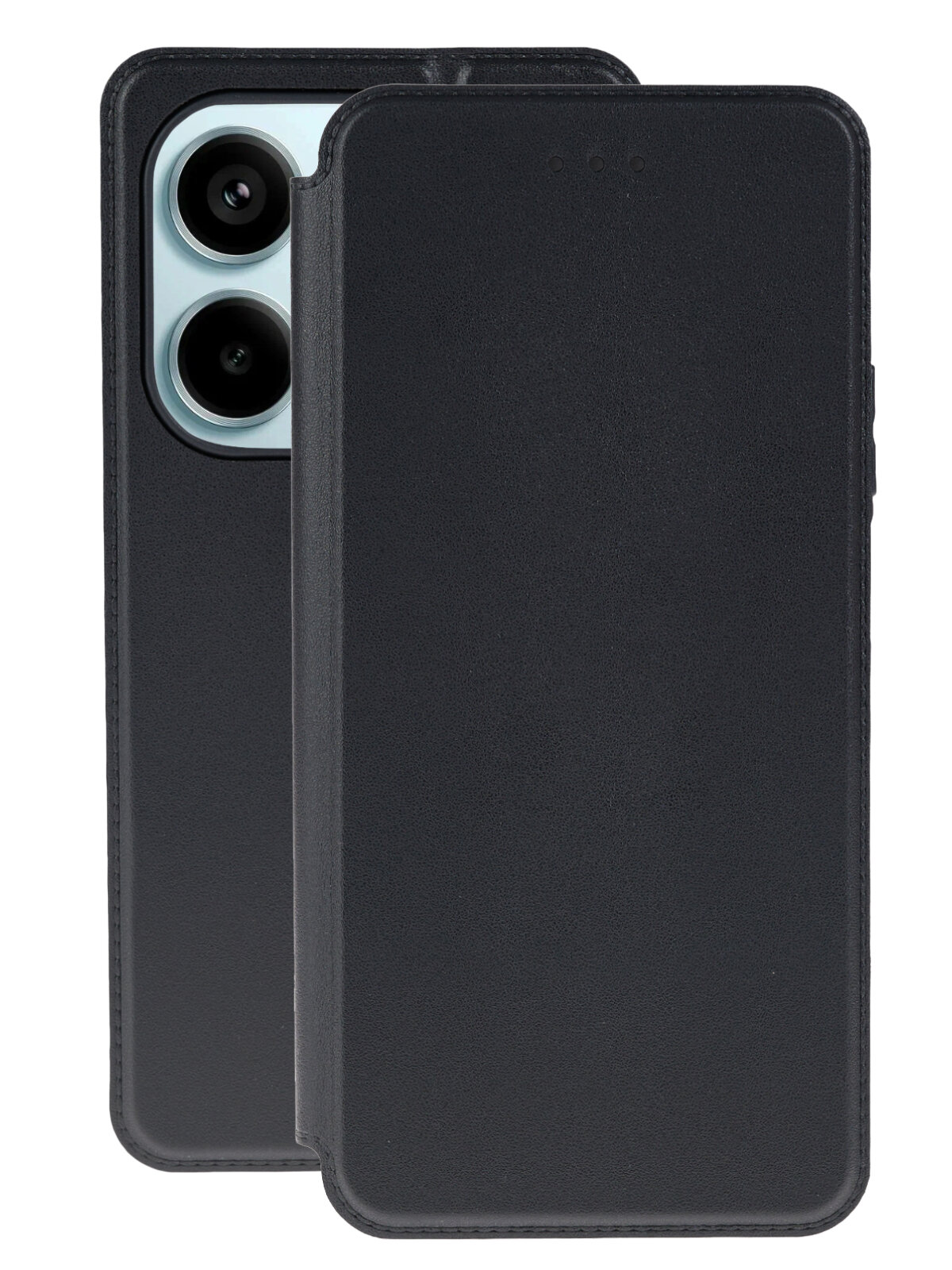 Ультратонкий чехол книжка для Redmi Note 13 Pro (4G) черный