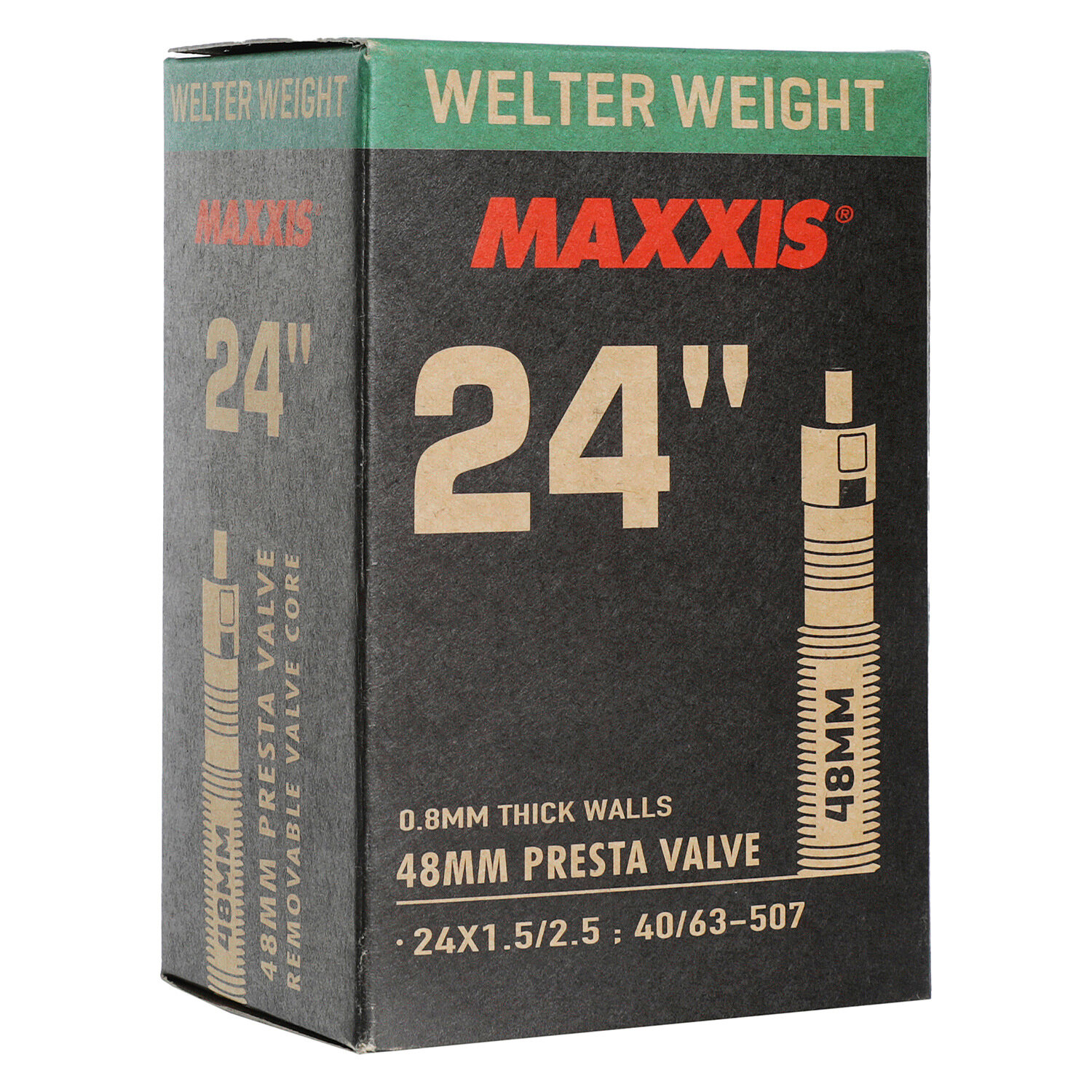 Велокамера Maxxis Welter Weight 24x1.5/2.5 0.8mm Велонипель 48мм