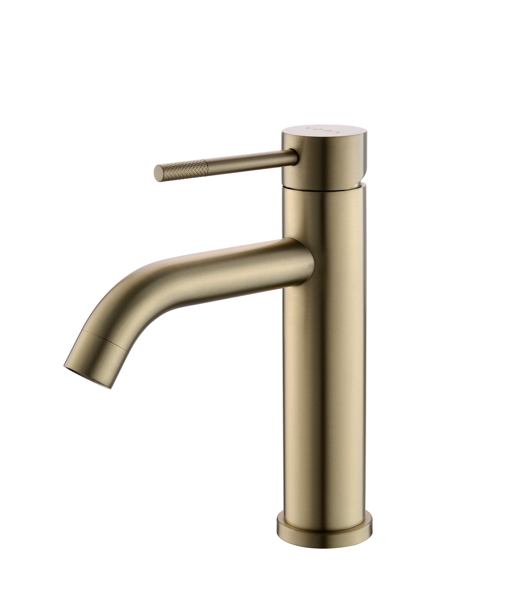 Смеситель для раковины из нержавеющей стали золотой увеличенный / гарантия 5 лет / коллекция Vessel