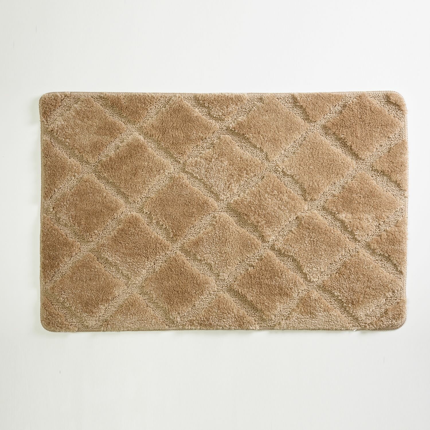 Коврик для ванной, бежевый, WasserKRAFT Lippe BM-6514 Champagne Beige