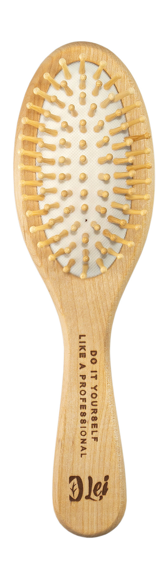 LEI Расческа массажная деревянная, деревянные зубцы