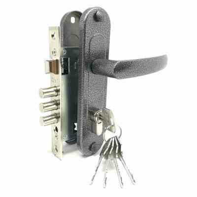 Замок врезной Зенит ЗВ 7-60.1-02 (серебро)