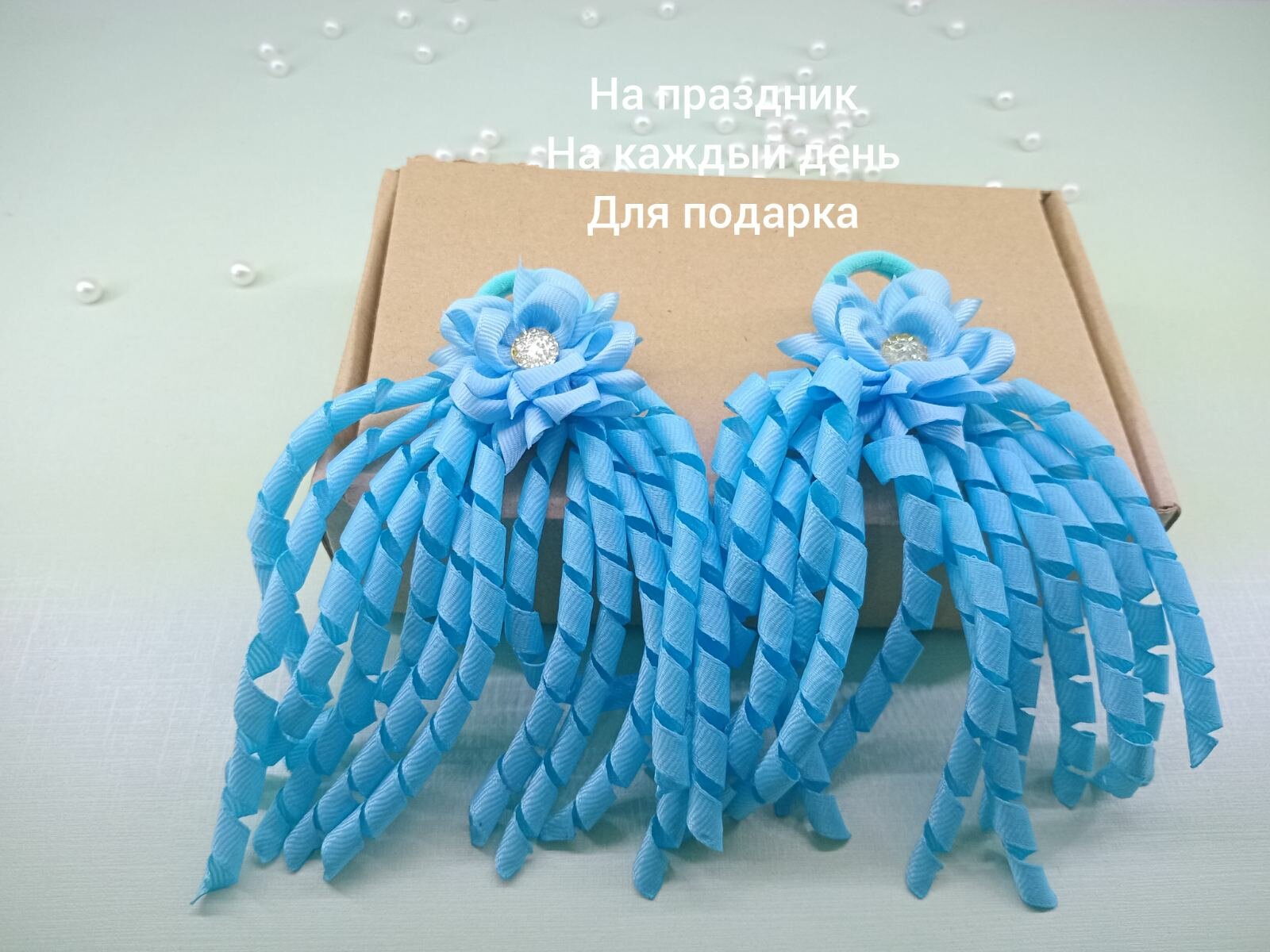 Банты для волос ручной работы