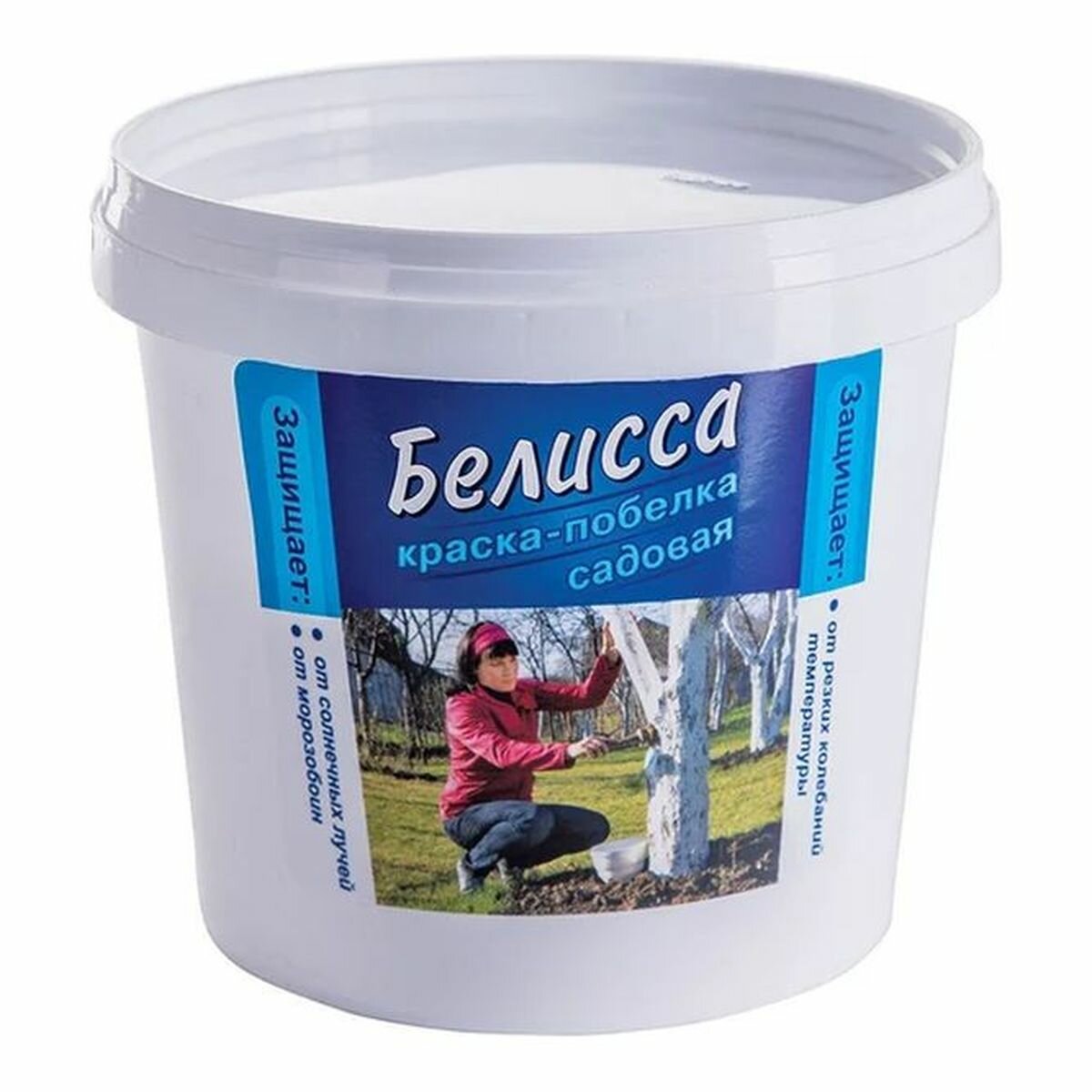 Садовая побелка-краска белисса 2,8кг Ваше Хозяйство. Не боится замораживания!