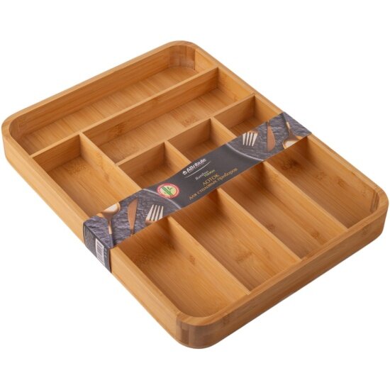 Лоток Attribute Gadget для столовых приборов BAMBOO TOUCH 40x30x4см (AGB500)