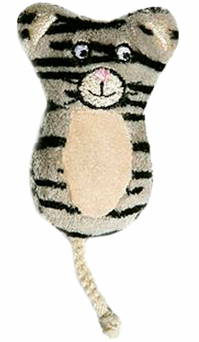 Игрушка для собак GiGwi Plush Friendz Кот с пищалкой 9 см (1 шт)