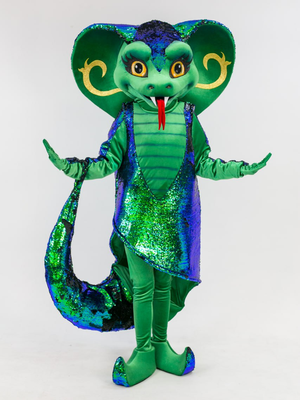 Ростовая кукла CarnivalLand Змея Мелисса р. 44-50; Карнавальный костюм р. 44-50; Ростовой костюм для аниматора