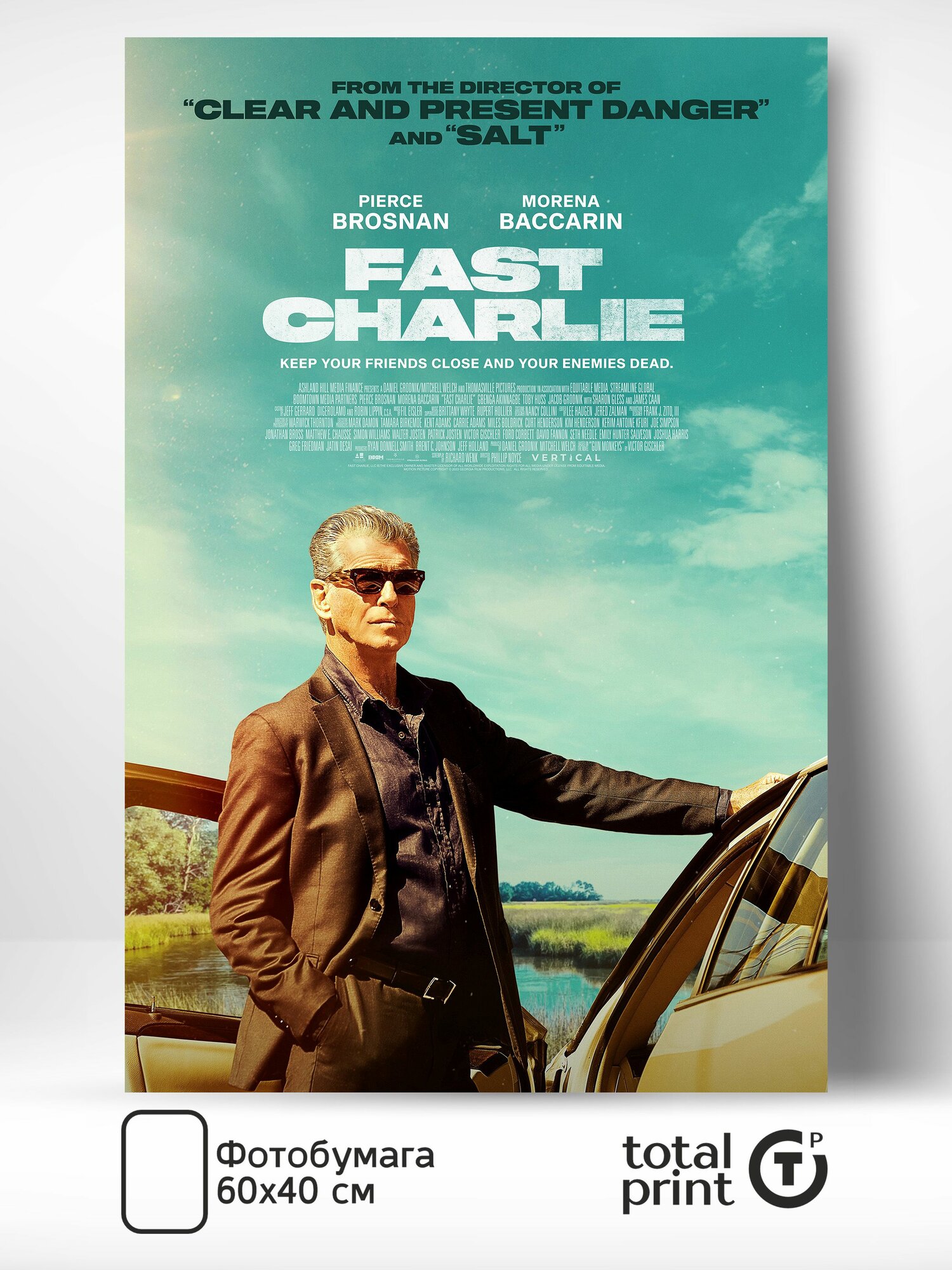 TotalPrint Постер для интерьера по фильму, 60х40см, Чарли-Пуля