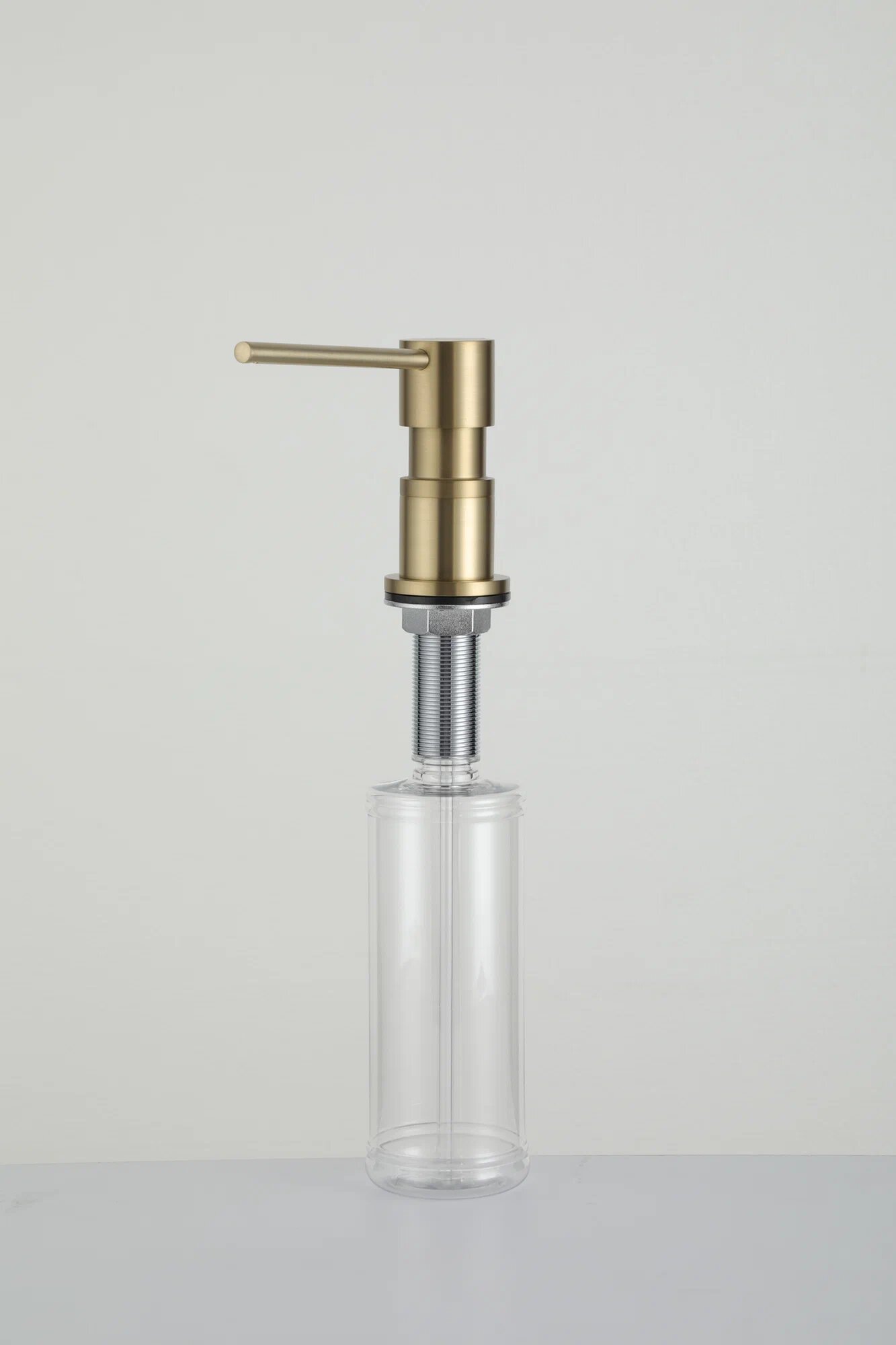 Дозатор для жидкого мыла Gappo G402-3 золотой сатин, встраиваемый