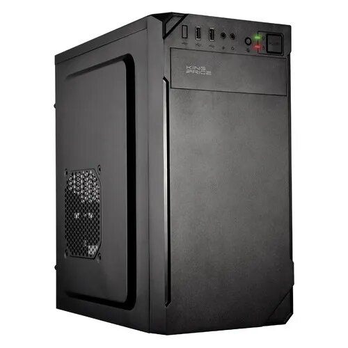 Корпус mATX KINGPRICE KPCC-MN209, Mini-Tower, без БП, черный