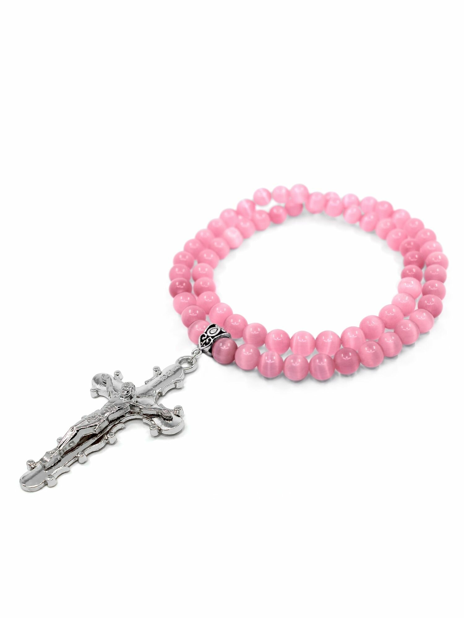 Бусы, кошачий глаз