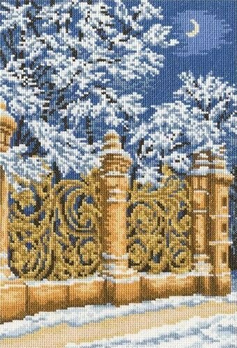 "Решетка Михайловского сада" 16 Aida РТО (Россия) арт. M420