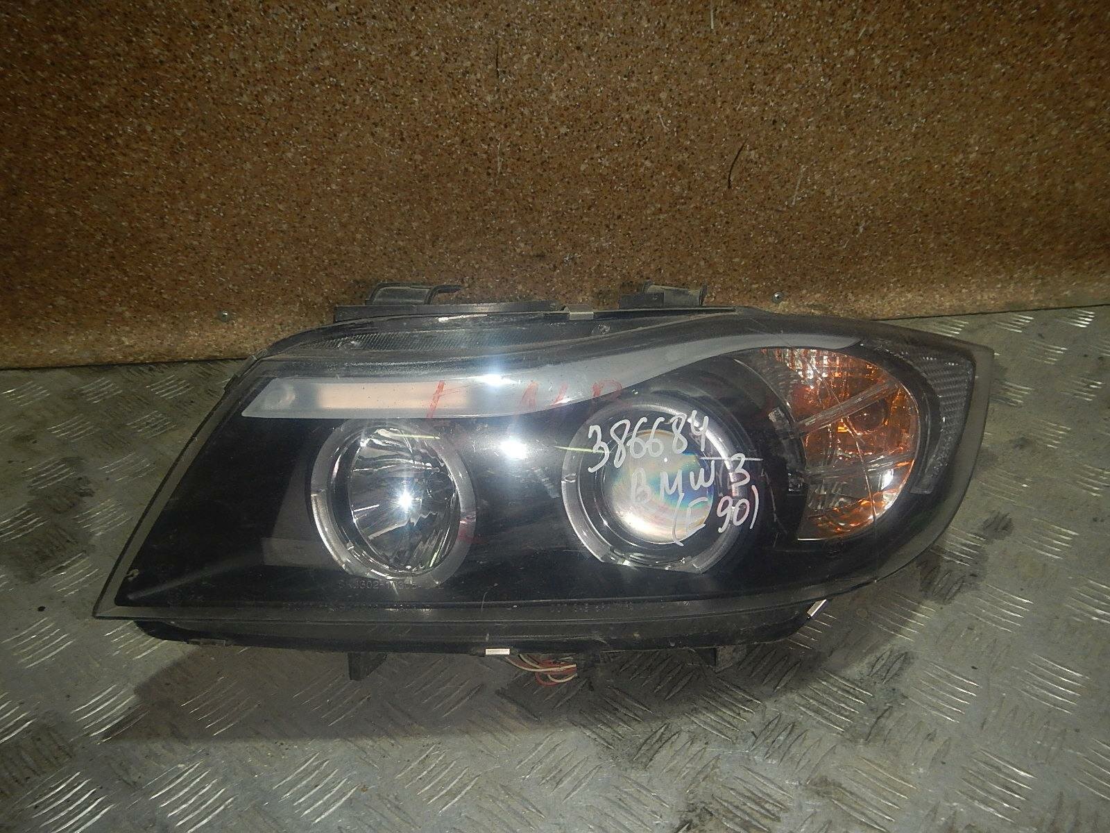 Б/У Фара левая, BMW (БМВ)-3 (E90, E91) (05-12) BMW 3 (E90, E91) (05-12) -08 Сломано 1 крепления, царапины. 386684 BMW арт...