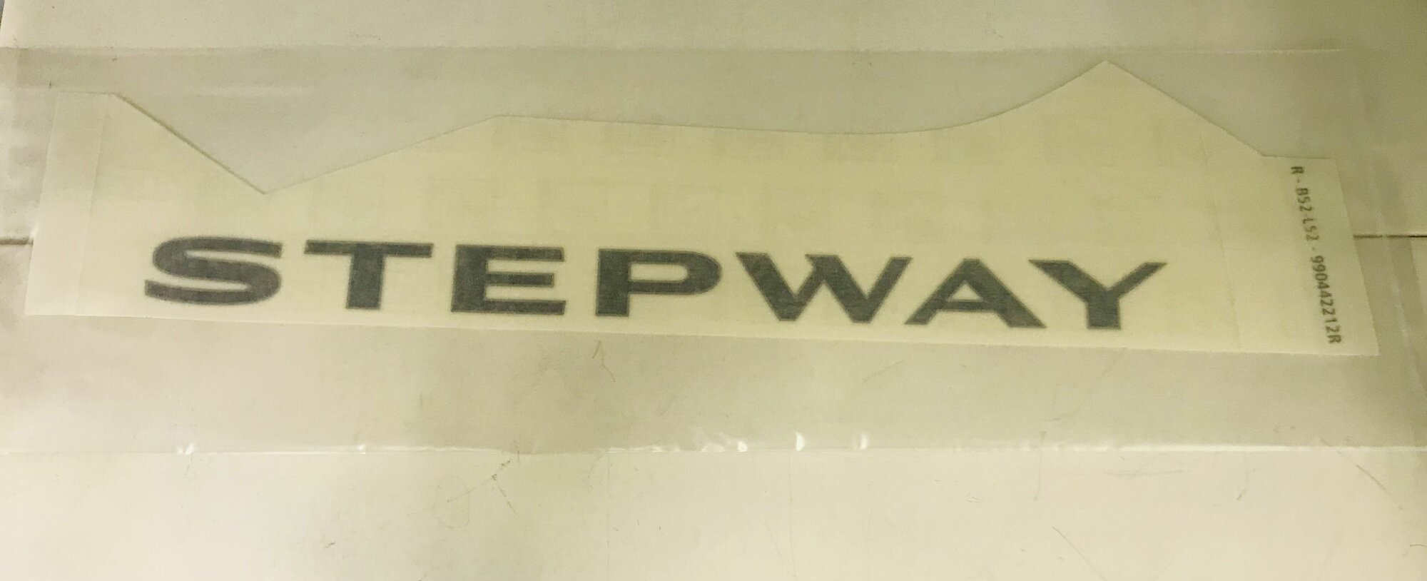 Наклейка двери "Stepway" передняя правая оригинал