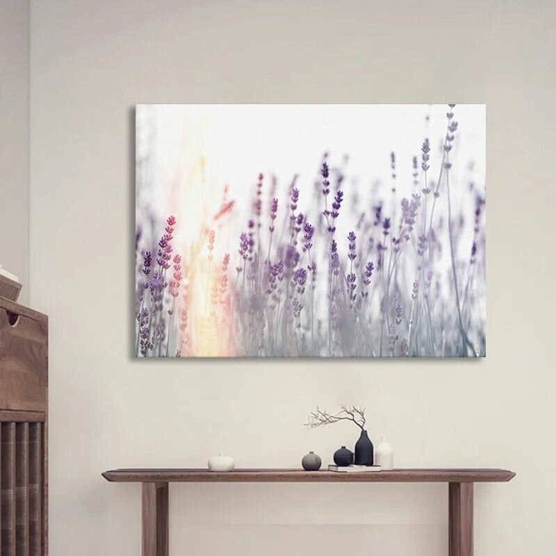 Картина "Лаванда", 60x80 см, на подрамнике, крепление "крокодил"