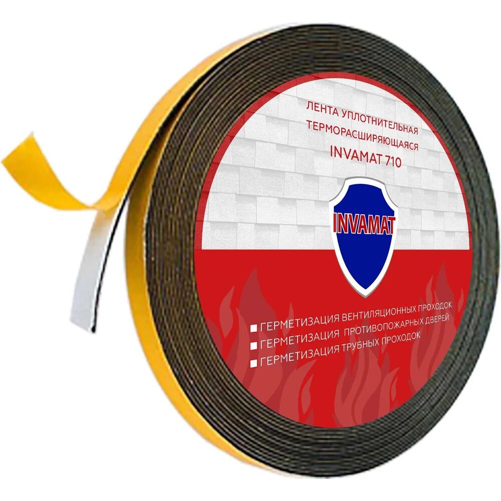 INVAMAT 710 терморасширяющаяся уплотнительная лента 2x40 мм 1046