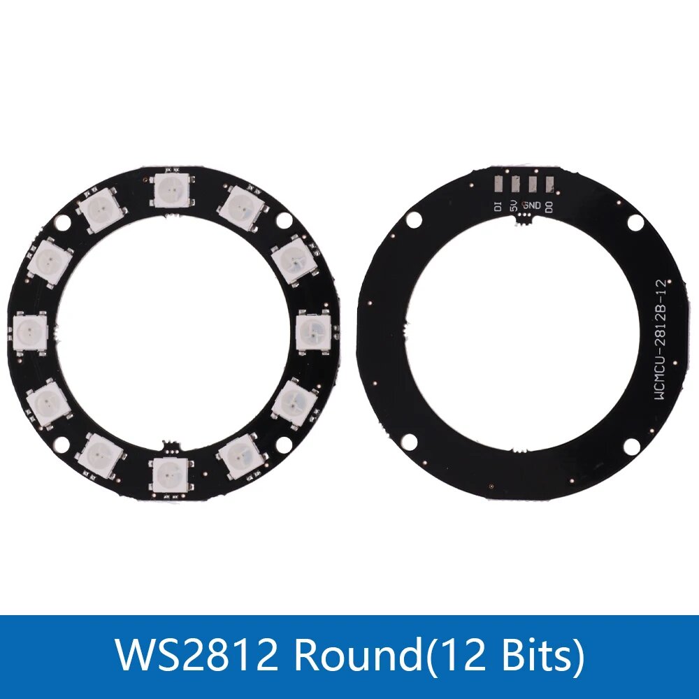 Светодиодный модуль WS2812 Round (12 Bits)