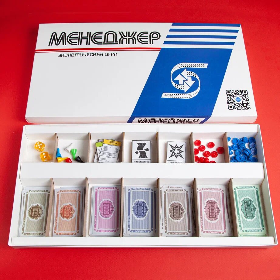 Настольная экономическая игра Менеджер СССР "1в1", 2-6 игроков