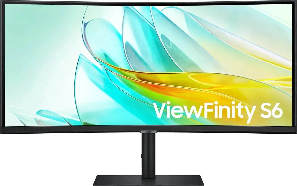 Монитор 34" Samsung ViewFinity S6 S34C650UAIXCI black (VA,3440x1440,100Hz,5ms) (ls34c650uaixci)