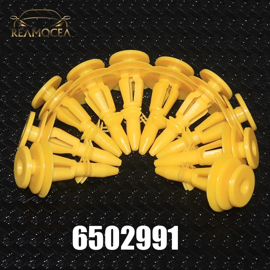 Фиксатор зажимной панели задней двери Reamocea 10x 6502991 6507686-AA, нейлоновый, Long Clip